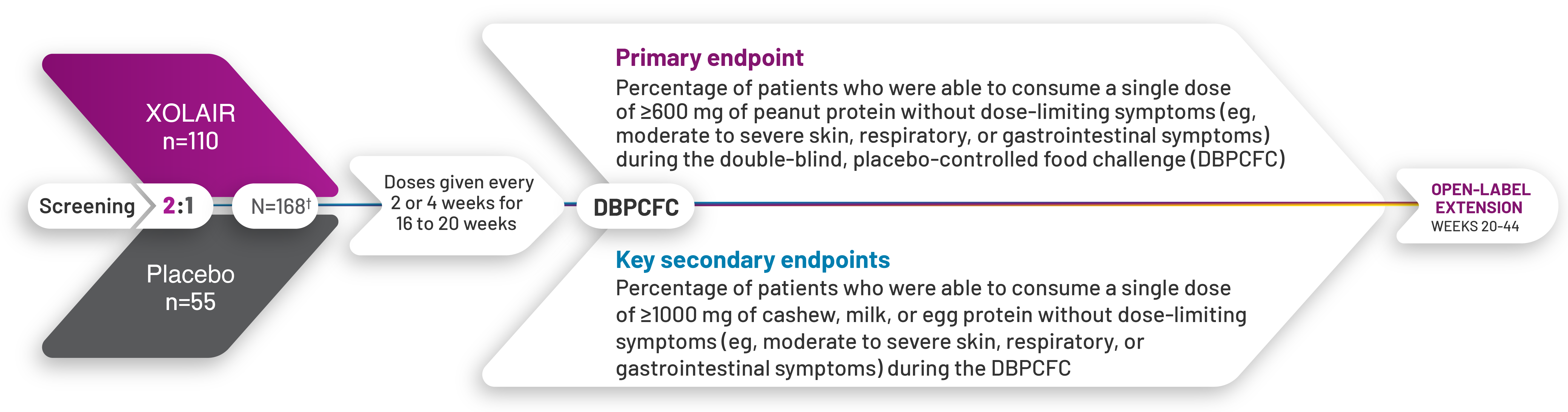 IgE-mediated Food Allergy Clinical Trial Study Design | XOLAIR ...